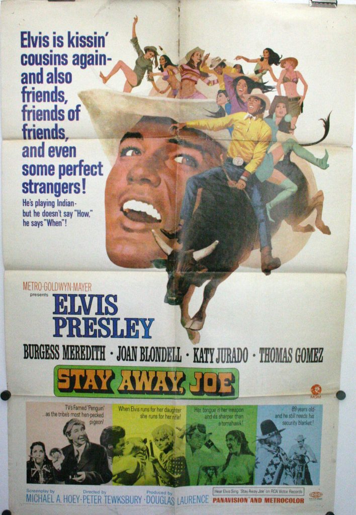 STAY AWAY JOE, Original Vintage Elvis Presley Movie Poster - Original ...