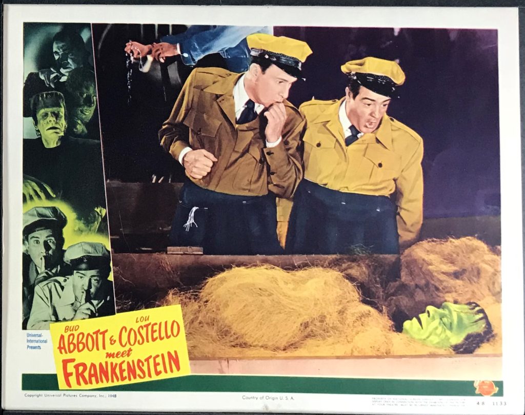ABBOTT & COSTELLO MEET FRANKENSTEIN, Original Vintage Lobby Card #2 For ...