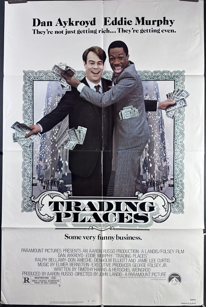 TRADING PLACES, Original Movie Poster starring Eddie Murphy - Original ...