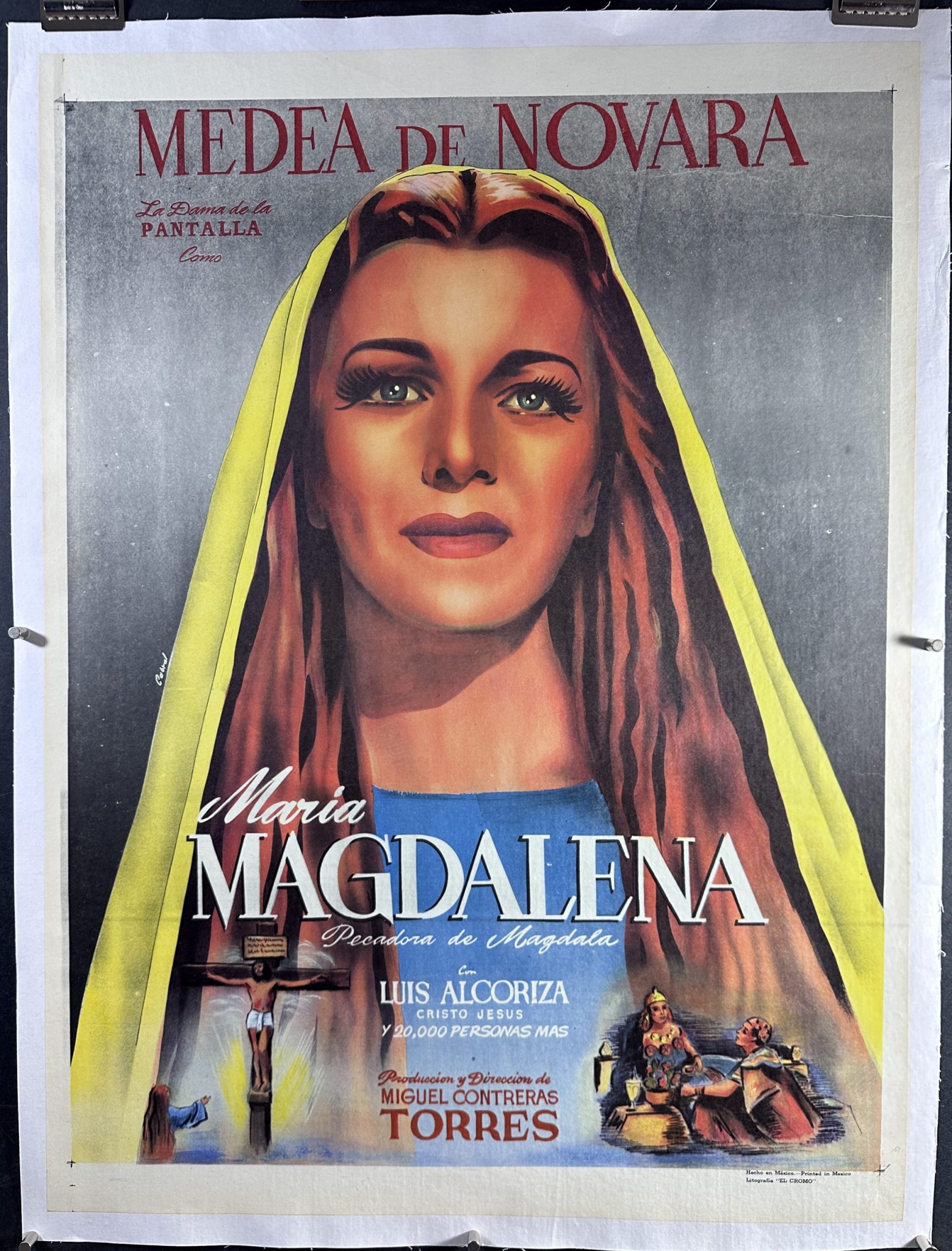 MARIA MAGDALENA, Original Vintage Mexican Movie Poster - Original ...