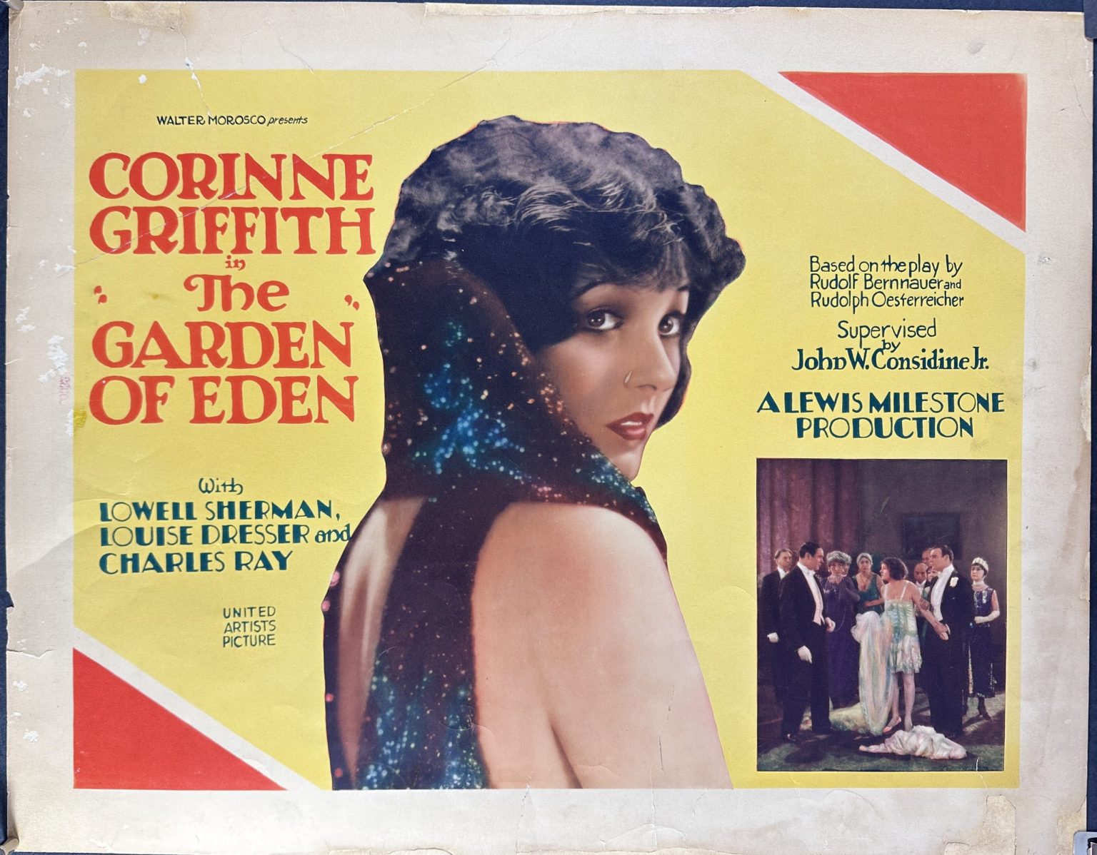 GARDEN OF EDEN, Original Vintage Half Sheet Movie starring Corinne ...