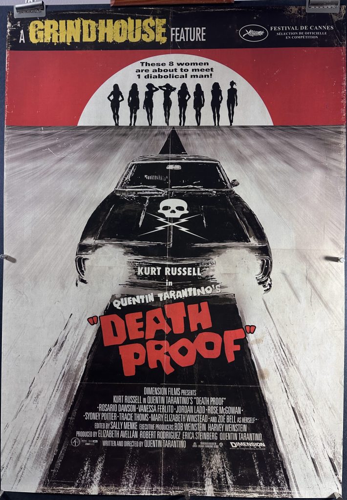 DEATH PROOF, Original Tarantino Movie Poster starring Rosario Dawson ...