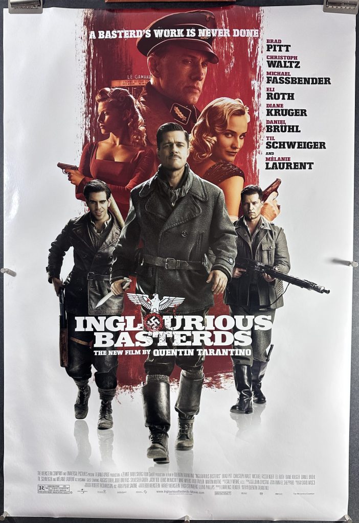 INGLOURIOUS BASTERDS, Original Quentin Tarantino Vintage Movie Poster - Original Vintage Movie ...