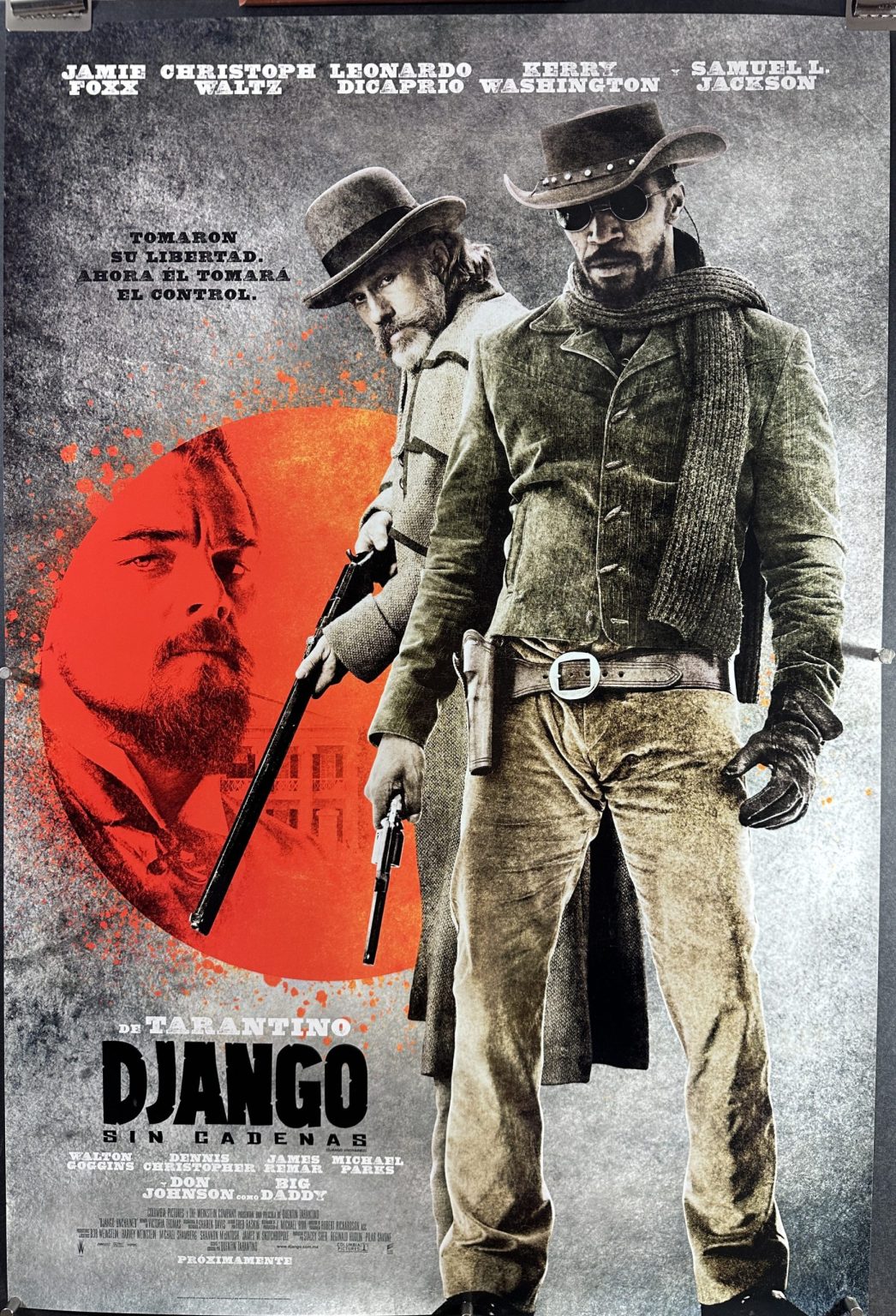 DJANGO UNCHAINED, Original Quentin Tarantino Movie Poster starring ...