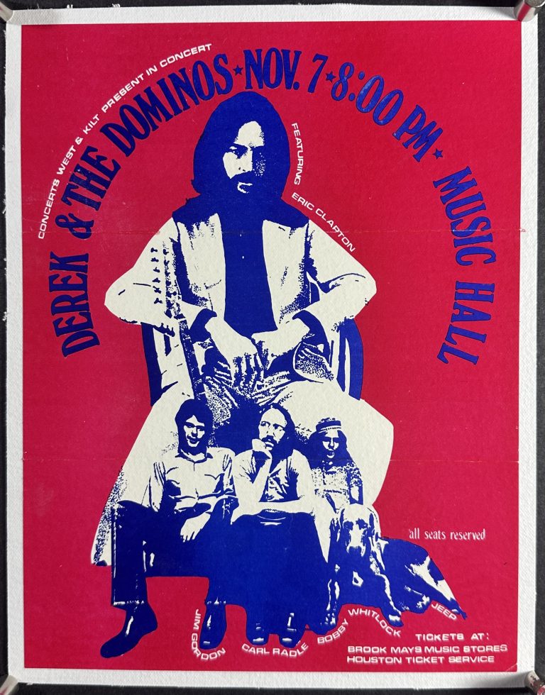 DEREK & THE DOMINOES, Original Music Concert Handbill - Original ...