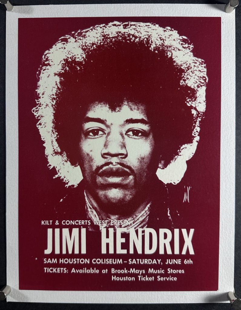 JIMI HENDRIX, Original Music Concert Handbill - Original Vintage Movie ...