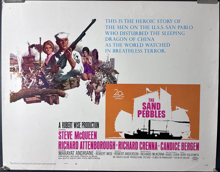 THE SAND PEBBLES starring Steve McQueen. - Original Vintage Movie Posters