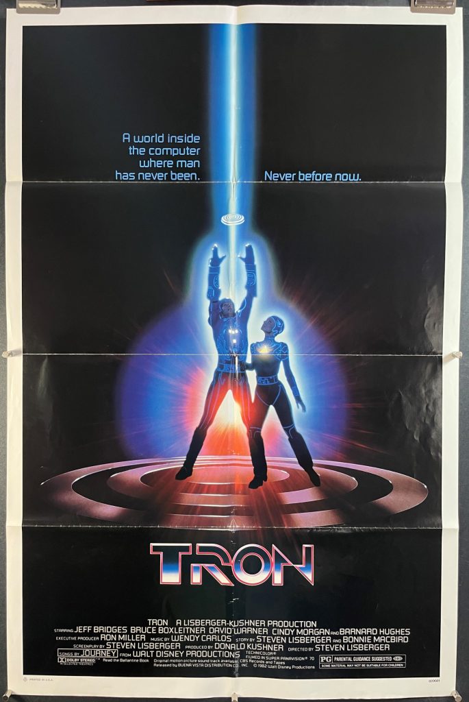 TRON, Original Vintage Sci-Fi Movie Poster - Original Vintage Movie Posters