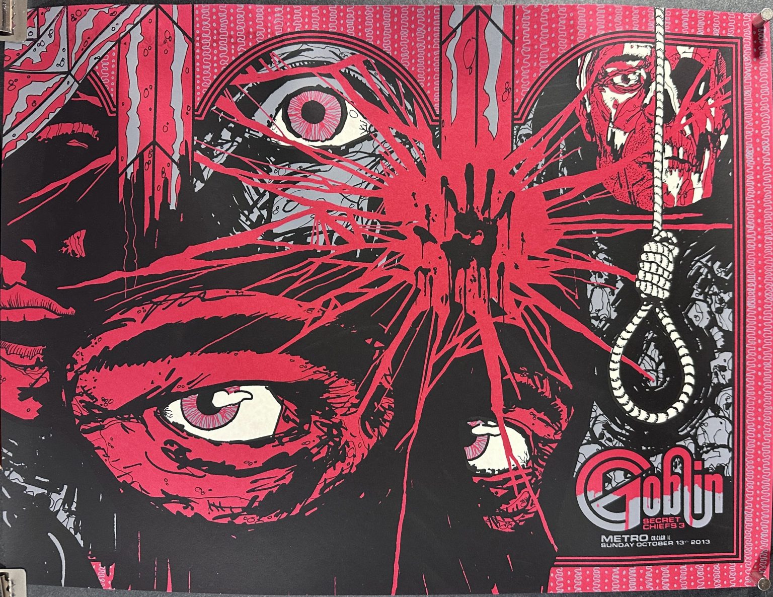 GOBLIN, Original Concert Poster at the Metro, Chicago, Illinois ...
