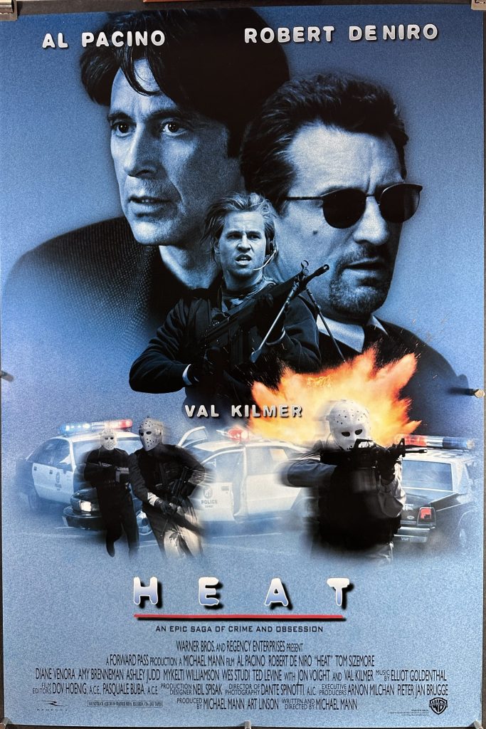 HEAT, Original Vintage Movie Poster starring Al Pacino and Robert De ...