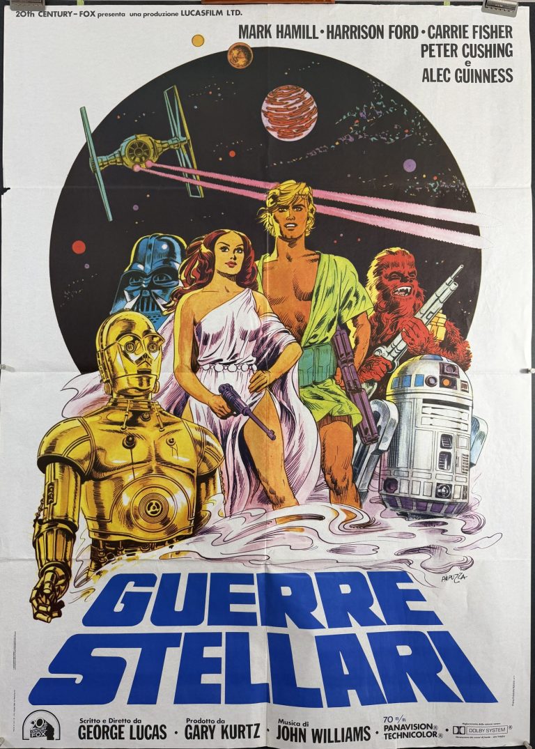 STAR WARS, Guerre Stellari Original Italian 1P Movie Poster - Original ...